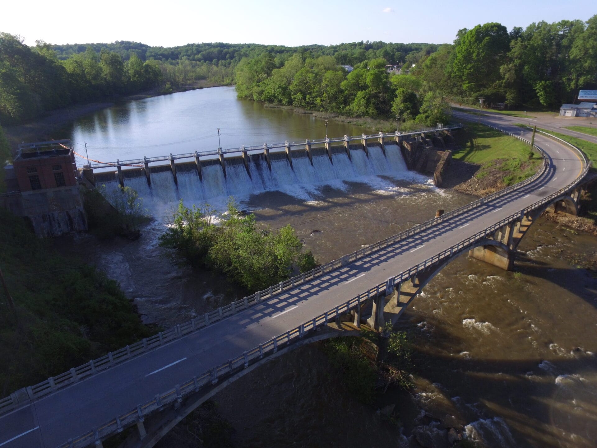 Martinsville Dam on Smith River - Martinsville Tourism