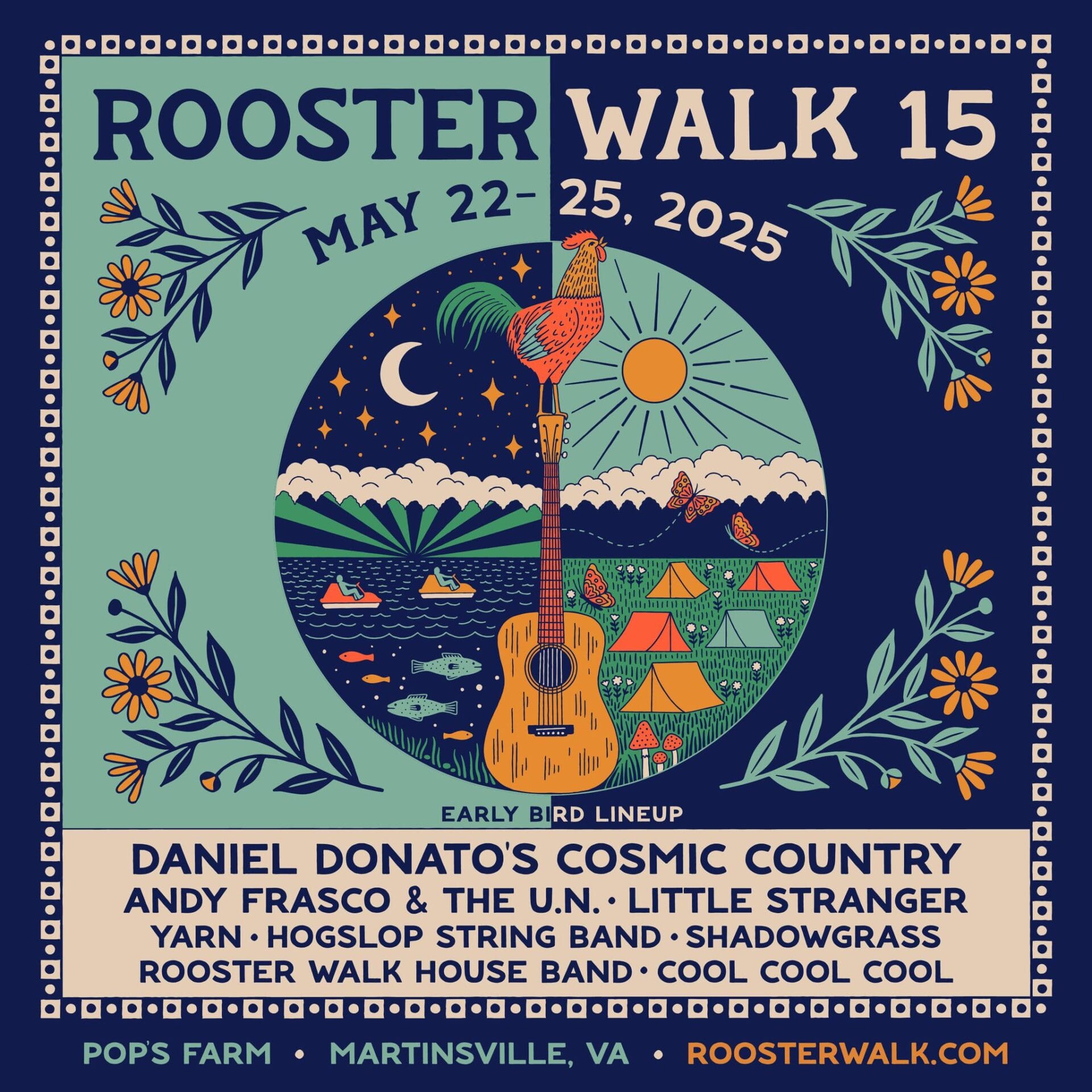 Rooster Walk 15 Initial Band Lineup + Tickets On Sale - Martinsville ...